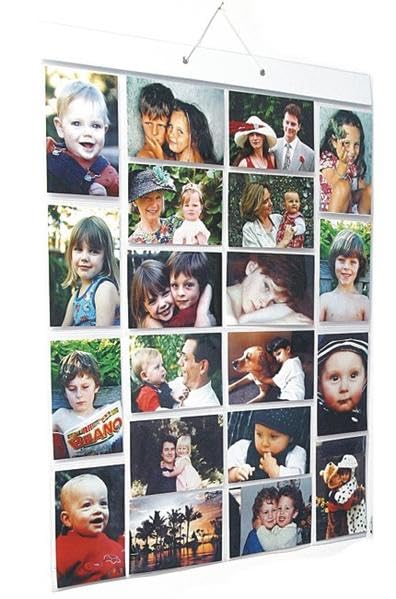 Picture Pockets Large (Size A) Hanging Photo Gallery - 40 photos in 20 ...