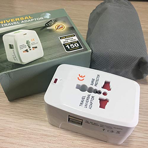 Amazon.com: MAO YEYE New Universal International Plug Adapter 2 USB ...
