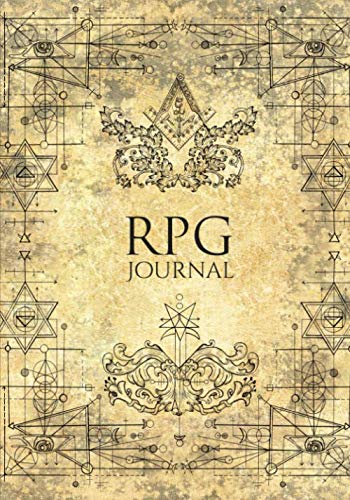 RPG Journal: GM Campaign Mixed Paper Notebook - Old, Mystical Graph ...