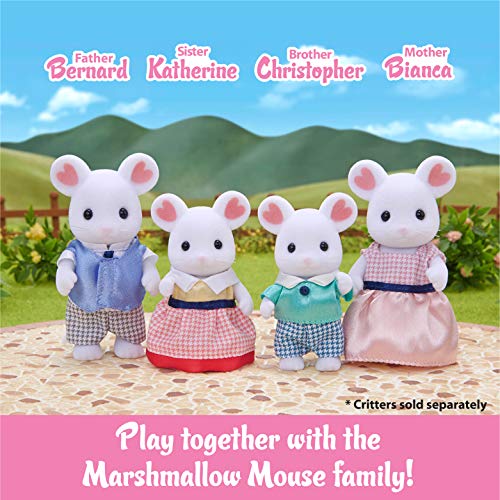 Snapklik.com : Calico Critters Marshmallow Mouse Triplets - Adorable Set Of 3 Baby Mice
