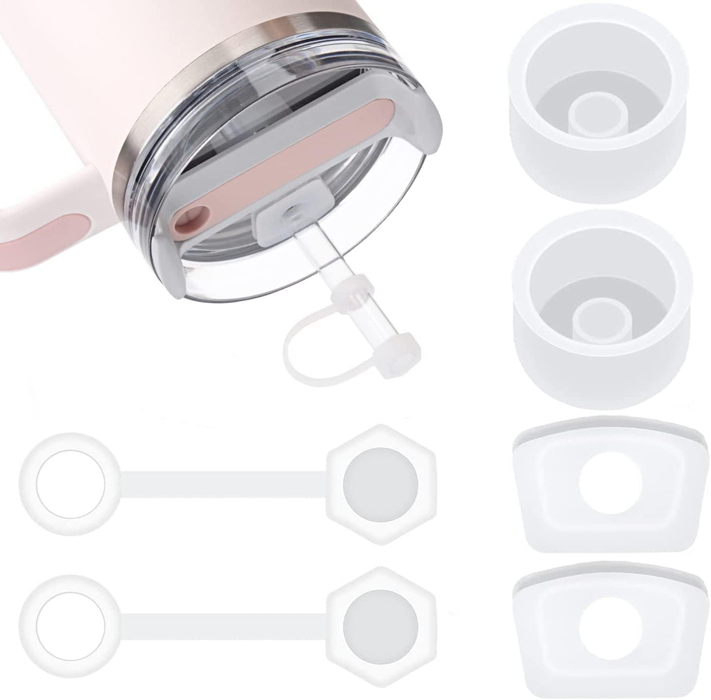 Amazon.com: Silicone Spill Proof Stopper for Stanleys Cup 2.0 40oz ...