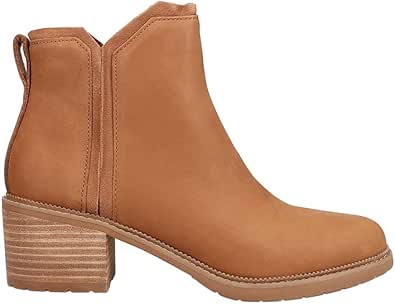 Amazon.com | TOMS Womens Hailey Round Toe Pull On Casual Boots Ankle ...