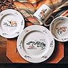 Amazon.com | Paseo Road Ranch Life 16 Piece Ceramic Dinnerware Set with ...