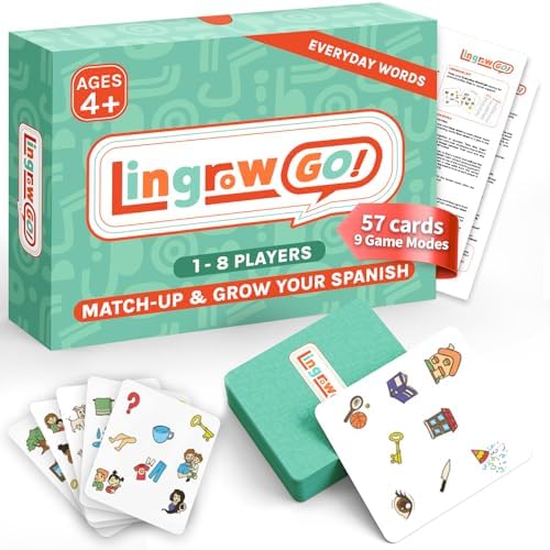 Amazon.com: Lingrow Go! Spanish Games for Kids – Fast-Paced Learning ...