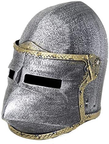 Amazon.com: Pewter Pig Face Pointed Medieval Knight Helmet with Flip Up ...