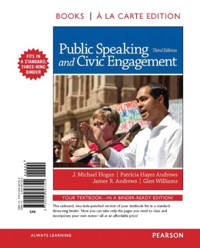Buy Public Speaking and Civic Engagement (Books a la Carte) Book Online ...