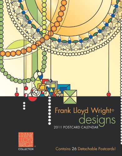 Amazon | Frank Lloyd Wright Designs Postcard 2011 Calendar | Wright ...