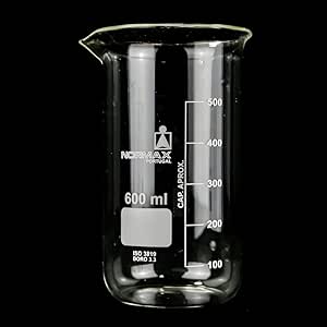 Normax Vaso Precipitado forma Alta (600ml) : Amazon.es: Hogar y cocina