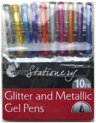 10 Glitter and Metallic Gel Pens - Stationery : Amazon.co.uk ...