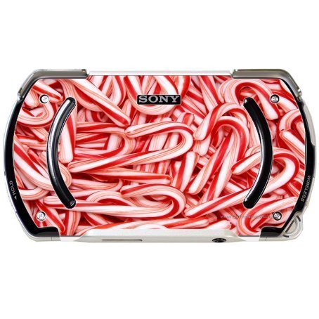 Amazon.com: Lots of Fun Candy Canes PSP Go Vinyl Decal Sticker Skin by ...