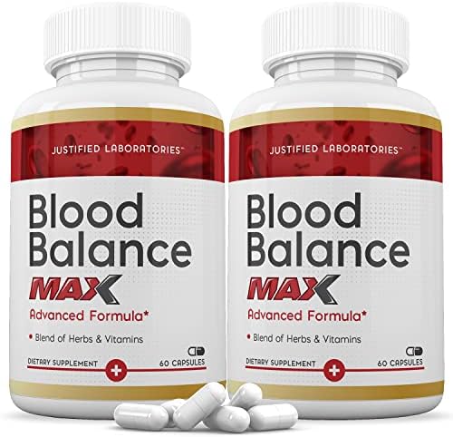 Amazon.com: Justified Laboratories Blood Balance Advanced Formula 620MG ...