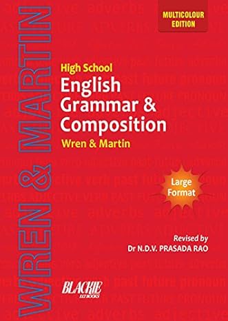 High School English Grammar and Composition Book (Multicolour Edition ...