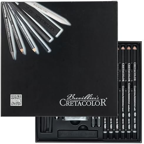 Amazon.com: Cretacolor Black Box Drawing 20-Piece Set