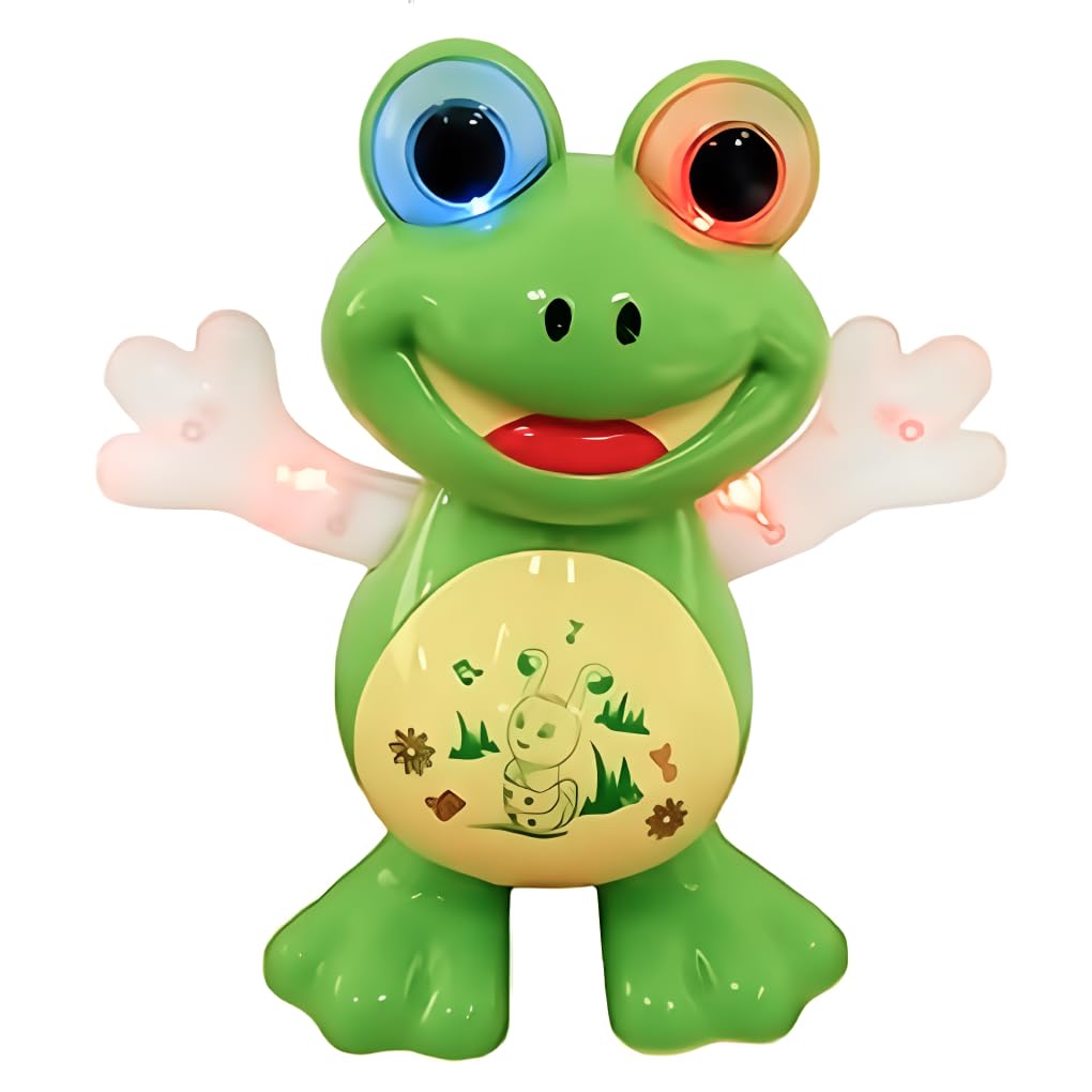 Buy KEENBEY Musical and Dancing Frog Toy with Lights & Real Action ...
