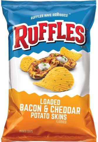 Amazon.com: Ruffles Ridged Potato Chips, Loaded Bacon/Cheddar Potato ...