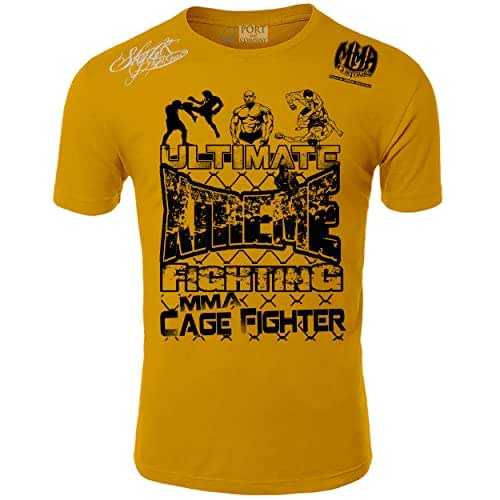 Amazon.com: Ultimate Xtreme Fighting MMA ufc Cage Fighter Adult T Shirt ...