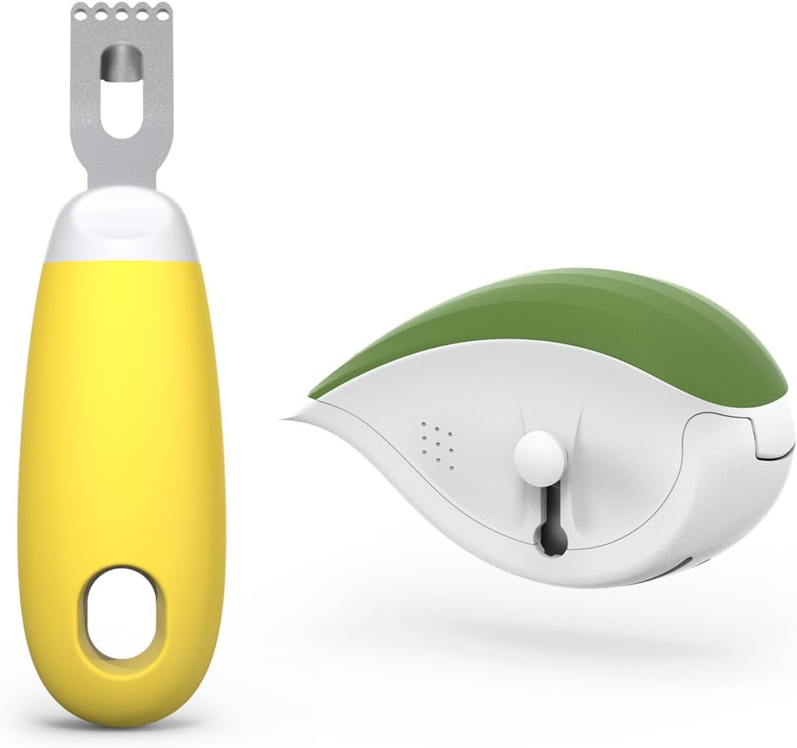 Amazon.com: KITCHENDAO Citrus Lemon Peeler Zester Tool and 3-in-1 Herb ...