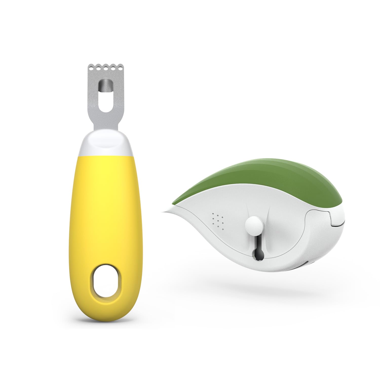 Amazon.com: KITCHENDAO Citrus Lemon Peeler Zester Tool and 3-in-1 Herb ...