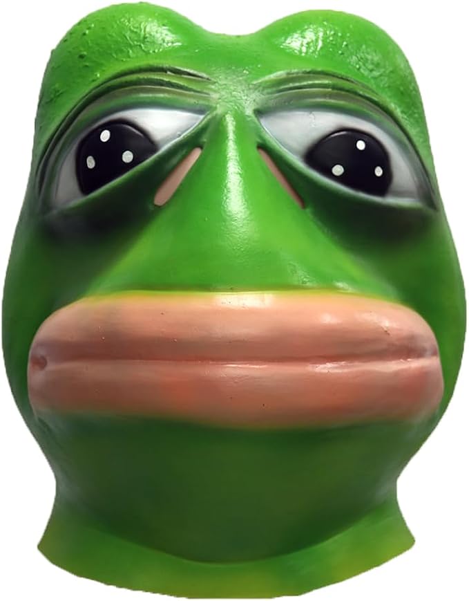 Amazon.com: ZDOVLZZPON Hilariously Hoppy: Latex Frog Mask for a ...