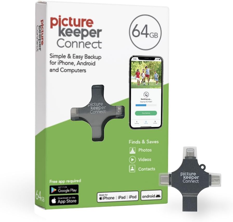 Amazon.com: Picture Keeper Connect Photo & Video USB Flash Drive for ...