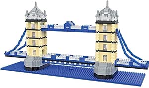 Amazon.co.jp: London Tower Bridge Building Blocks Set World History ...
