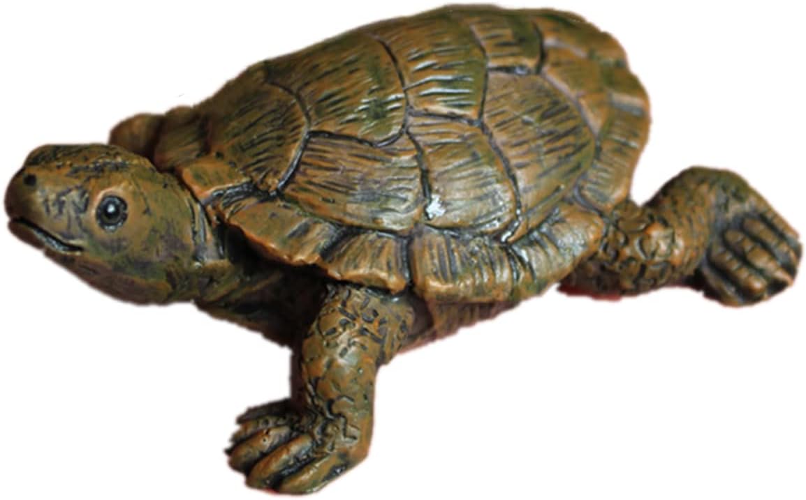 Amazon.com: Jiangzhiyi Turtle Simulation Turtle Resin Turtle Micro ...