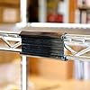 Amazon.com: FUJIDENSO 8 Pack Wire Shelf Label Holder/Plastic Black 3 ...