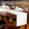 Amazon.com: White Rose Embroidered Table Runner - Perfect Summer Table ...