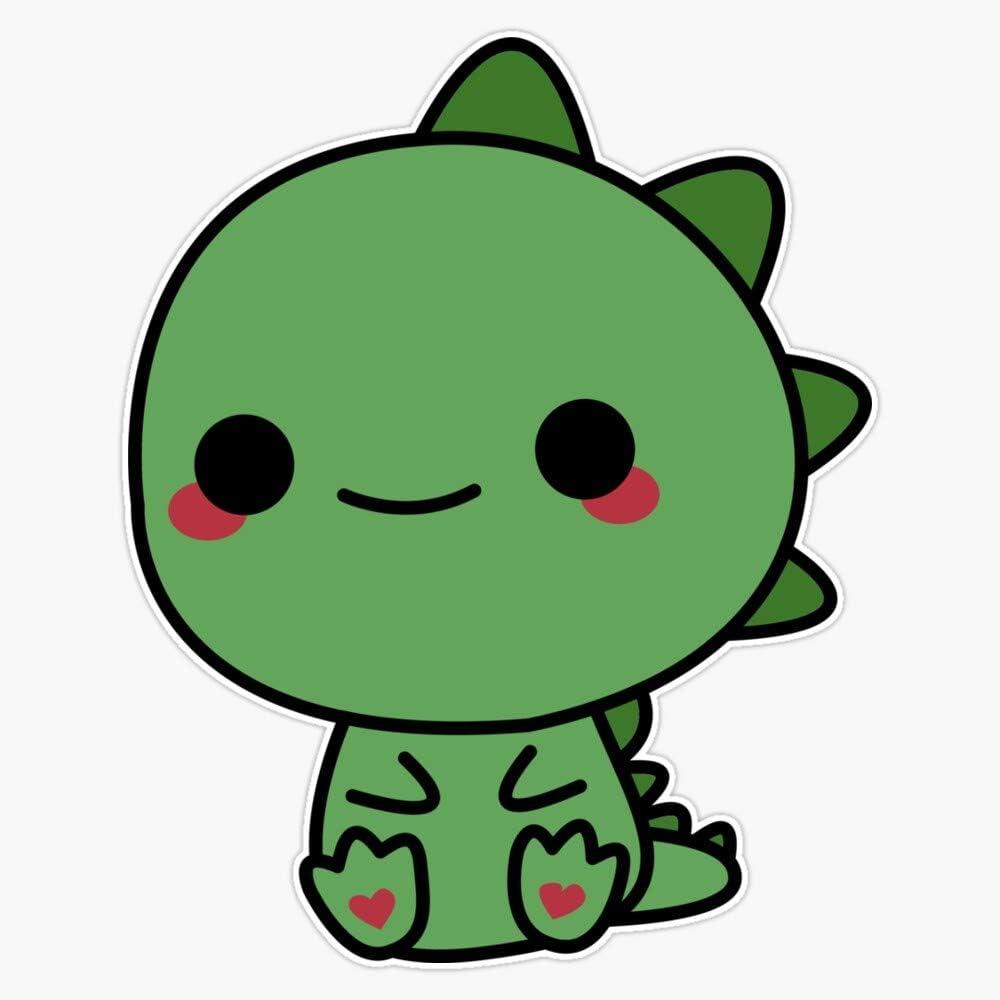 Amazon.com - Cute Dino Vinyl Waterproof Sticker Decal Car Laptop Wall ...