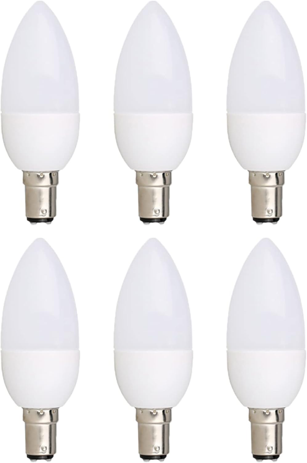 B15 3W LED Candelabra Bulbs B15 Base Candle Light Bulbs 25W Light Bulbs ...