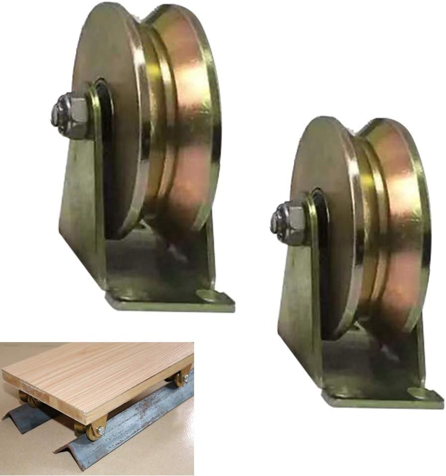 Castor wheels Castor Wheels U-Type Groove Wheel,Color Steel Heavy Duty ...