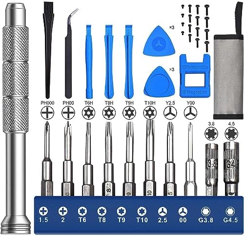 Screwdriver Kit for Nintendo Switch, 11 PCS Full Repair Tool Set with ...