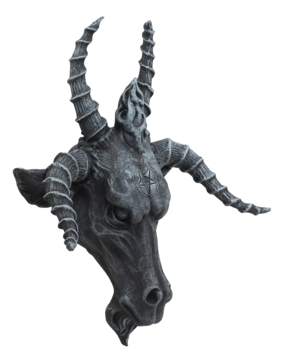 Ebros Eliphaz Levi Sabbatic Goat Baphomet Wall Plaque 8.5" Wide Satanic ...