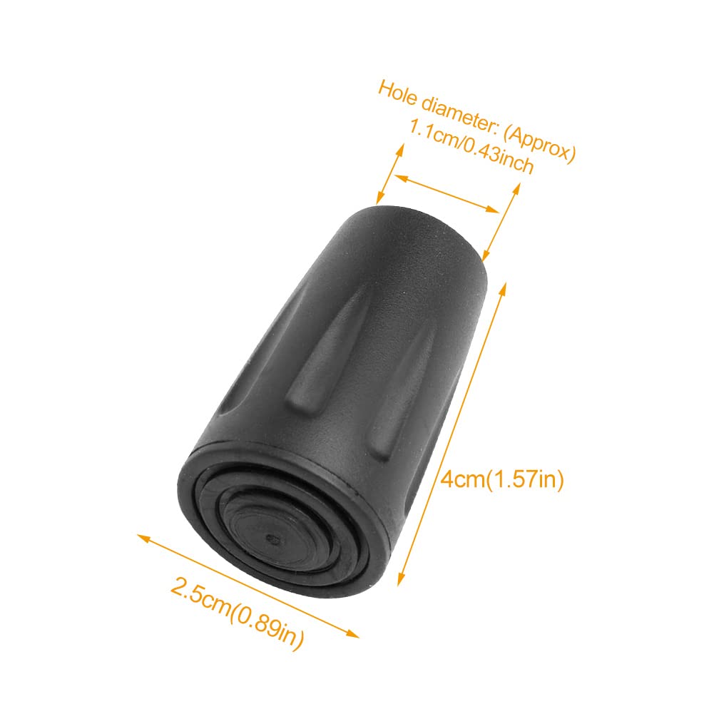 Walking Stick Caps,7PCS Walking Stick Rubber Tips,Rubber Alpenstock ...