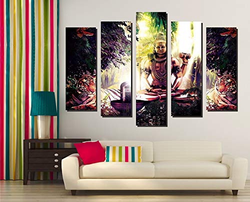 bholenath 3D Wall Sticker for Living Room Bedroom Office and All ...