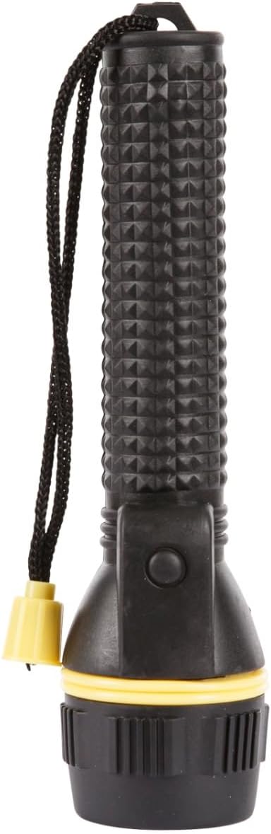 Mercury Heavy Duty LED Rubber Torch Powered by 2 x D Type Batteries Not ...