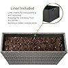 Amazon.com : LEWIS&WAYNE Tall Planters for Outdoor Plants Handmade ...