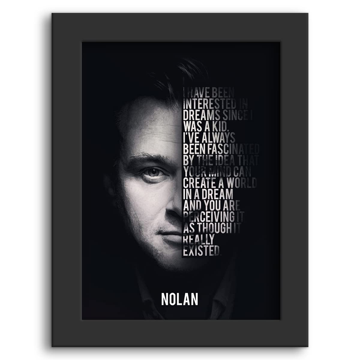 DmcreativityCraft Filmmaker Nolan Hollywood Movie Posters Framed Poster ...