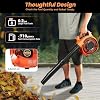 Amazon.com: Hand Held Leaf Blower 2-Stroke Engine Blower, 4.59ft³/h Gas ...