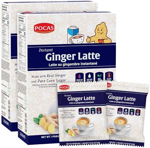 Amazon.com: Pocas Ginger Latte - Té instantáneo de 2 unidades, extracto ...