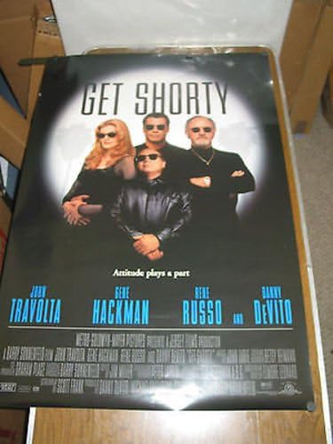 GET SHORTY/ORIG. US.ONE SHEET MOVIE POSTER (JOHN TRAVOLTA/GENE HACKMAN ...