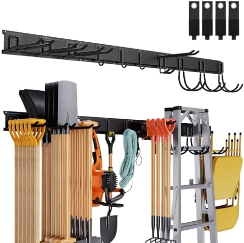 Amazon.com: WellMade 64'' Adjustable Garden Tool Organizer, Garage ...