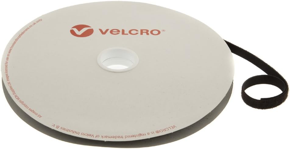 VELCRO® Brand ONE-WRAP® Self Grip Strap 10mm x 25m Roll (Black ...