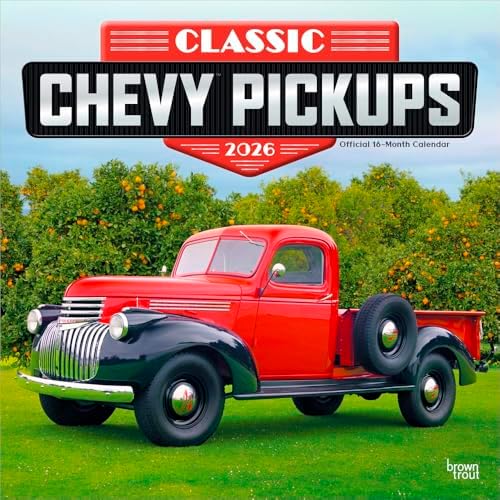 Classic Chevy Pickups OFFICIAL | 2026 12 x 24 Inch (Hanging) Monthly ...