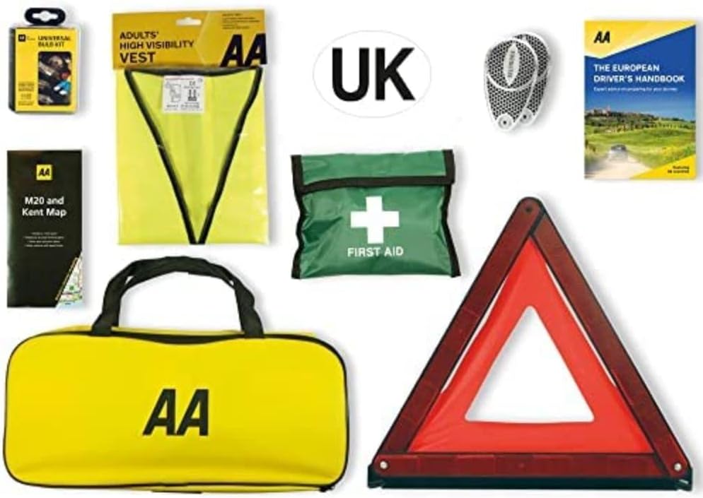 AA Euro Travel Kit AA6318 - for Driving in France/Europe - Includes ...