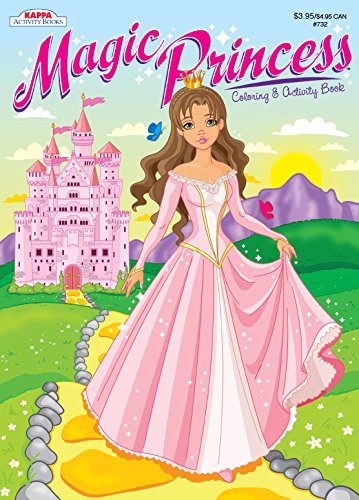 Magic Princess Coloring & Activity Book- Summer Princess: Kappa Books ...