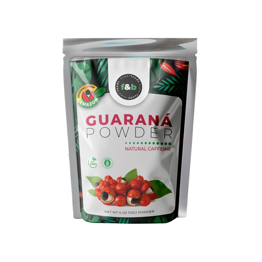 Amazon.com: f&b superfoods Guarana Powder Energy Drink Booster for ...