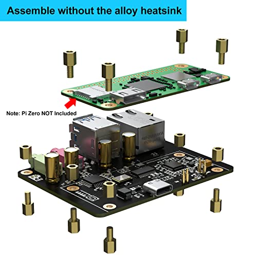 Snapklik.com : Raspberry Pi Zero 2/2W Heatsink Kit Raspberry Pi Zero ...