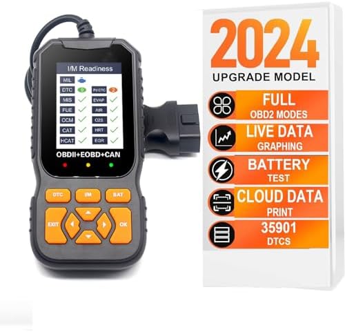 Amazon.com: OBD2 Scanner Diagnostic Tool Enhanced Auto Check Engine ...