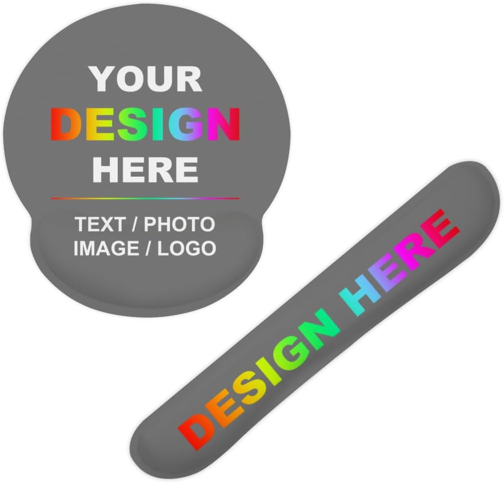 Amazon.com: Personalized Mouse Pad with Wrist Support and Keyboard ...